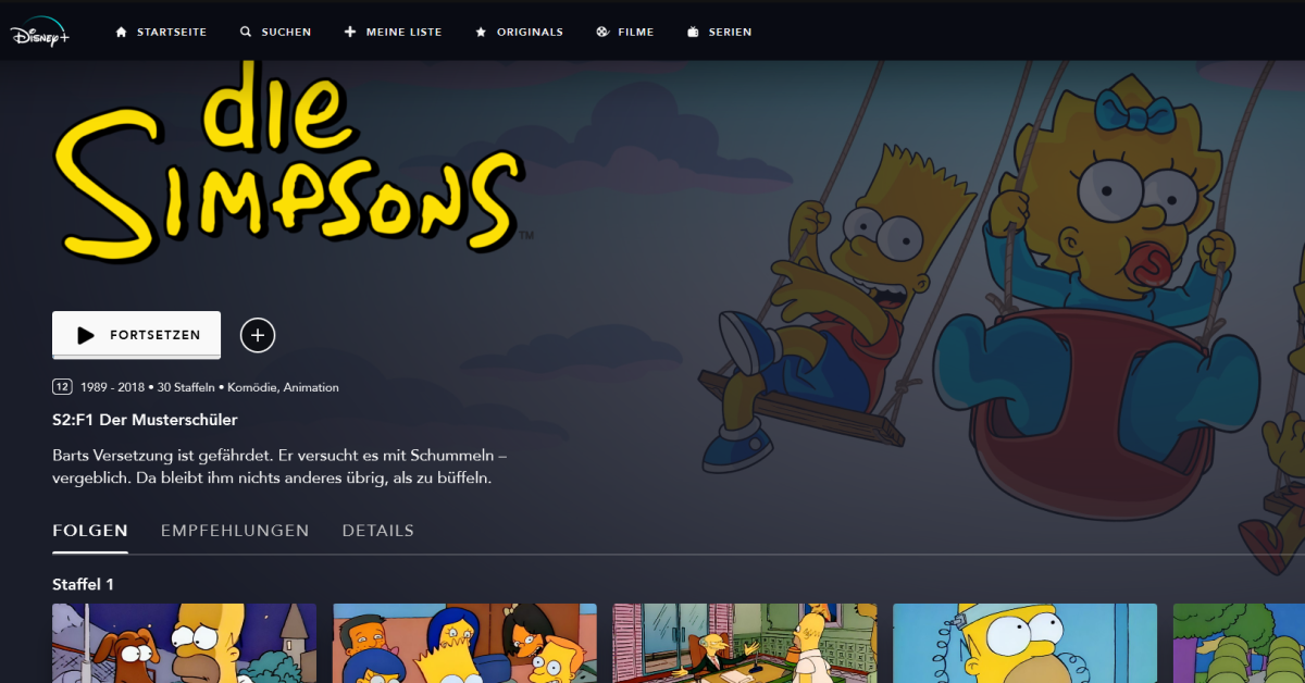 Disney+: 4 exklusive Simpsons-Episoden angekündigt