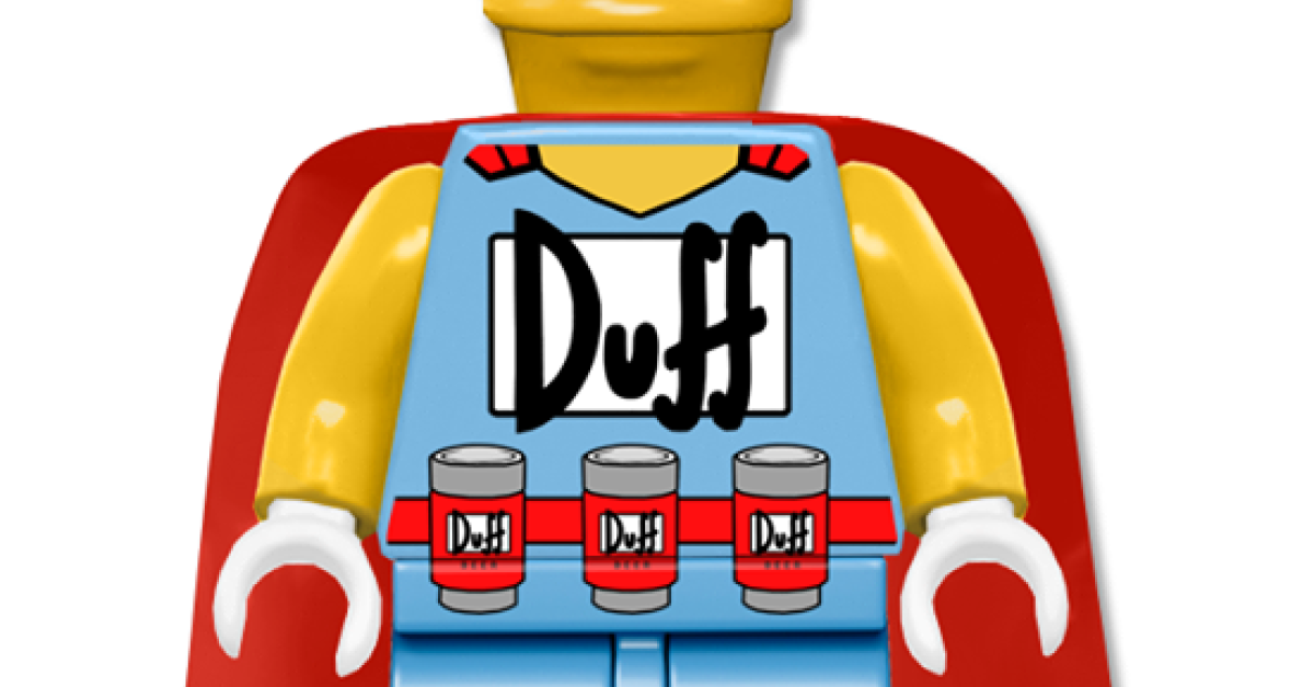 FanArt: Duffman als LEGO-Figur